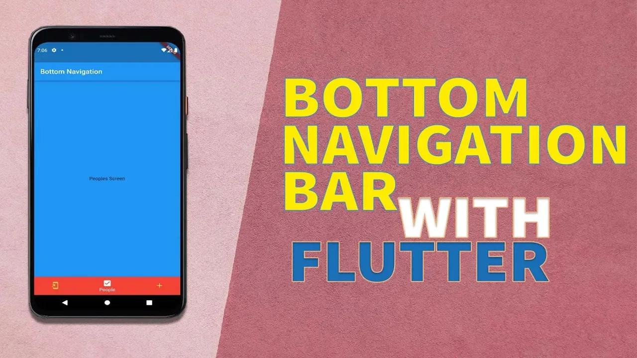 Create Bottom Navigation Menu In Flutter App