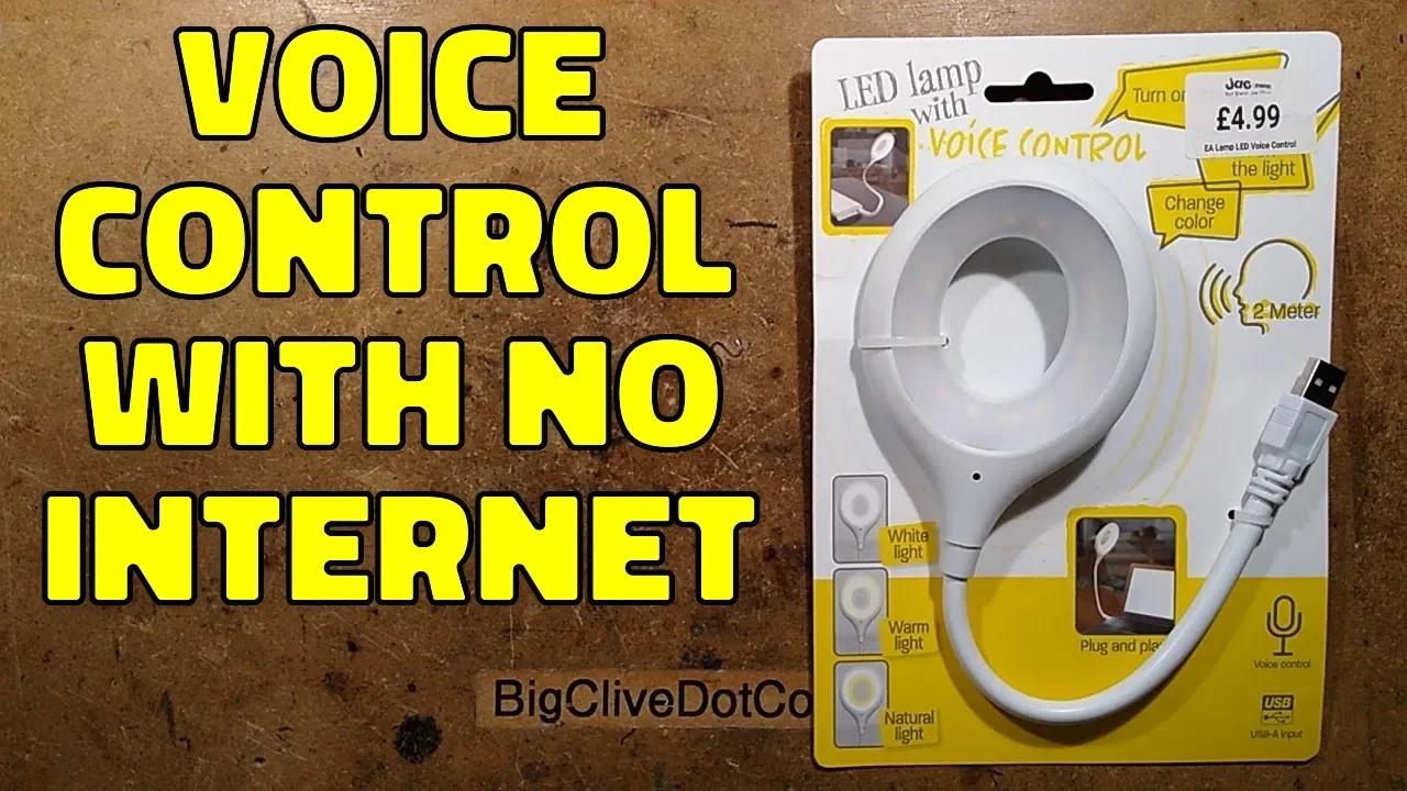 Inside a voice controlled light - with schematic