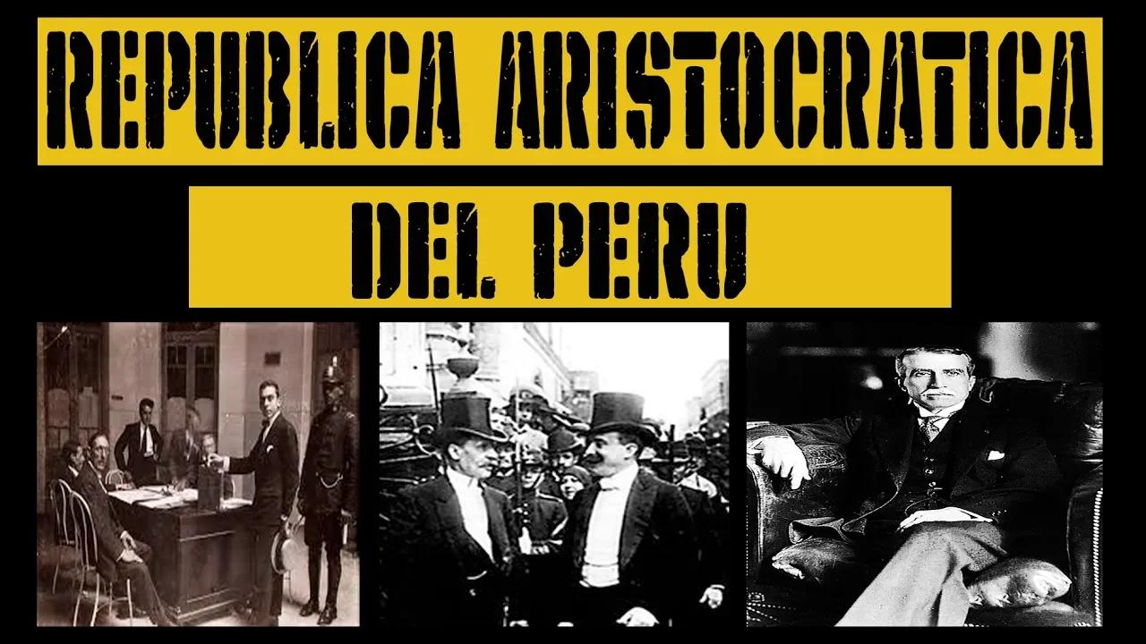 La república aristocrática del Perú #perú #educación #historia # ...