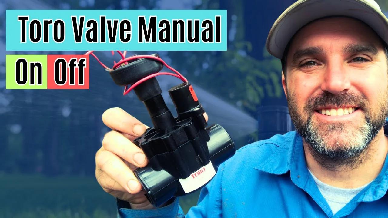 How to Manually Operate a Toro Sprinkler Valve | A Quick Guide