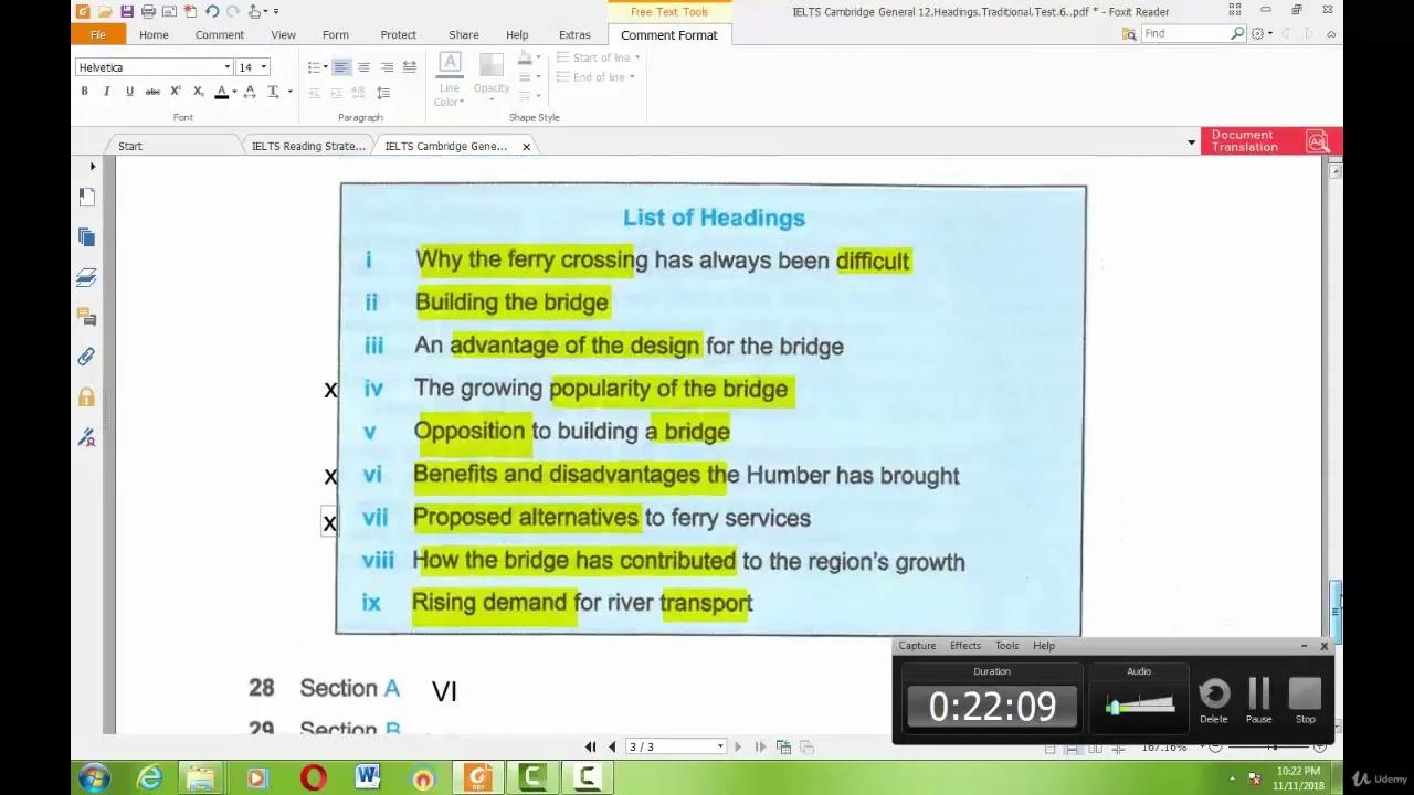 45 IELTS Reading Strategy for Headings Question Part 2