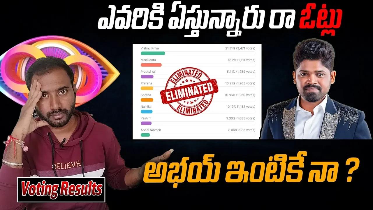 Bigg Boss 3rd Week Elimination Voting Results | Bigg Boss Voting ...