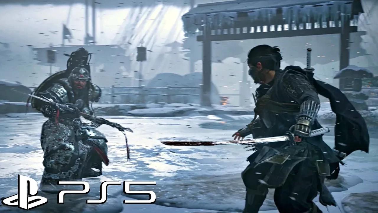 Ghost of Tsushima Final Boss Fight (PS5) Jin Sakai Vs Khotun Khan 4K 60FPS