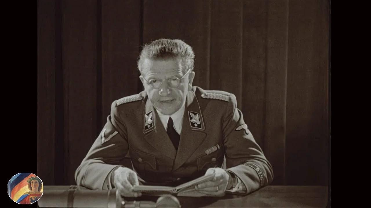 Der Schriftsteller Hanns Johst liest aus "Schlageter" (Historische ...