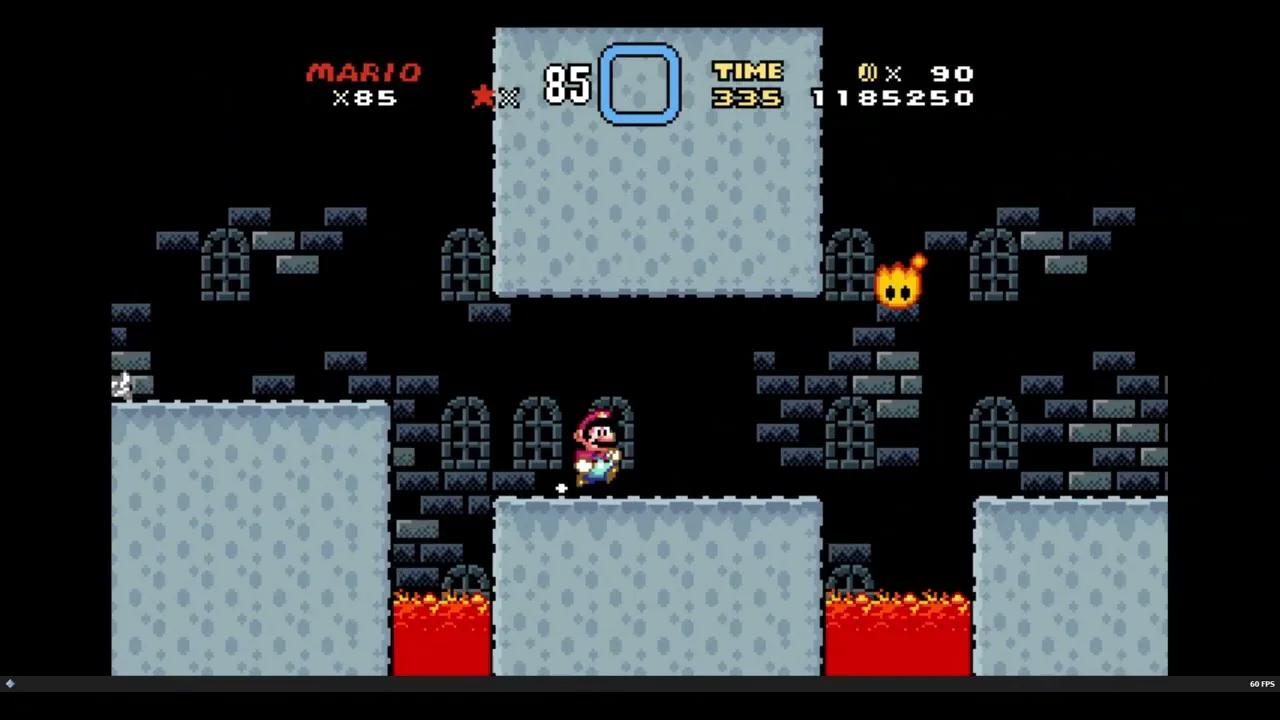 Super Mario World Widescreen: #3 Lemmy's Castle