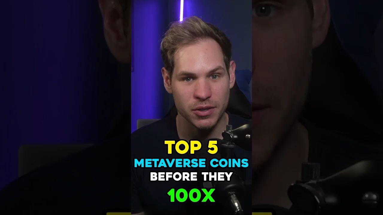 Top 5 Metaverse Coins Post Apple AR/VR Launch! #shorts