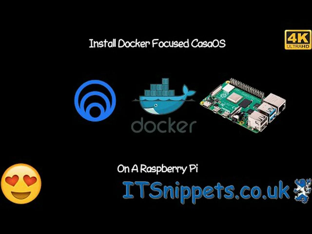 Casa OS - The Docker Focused OS For Raspberry Pi (@youtube, @ytcreators)