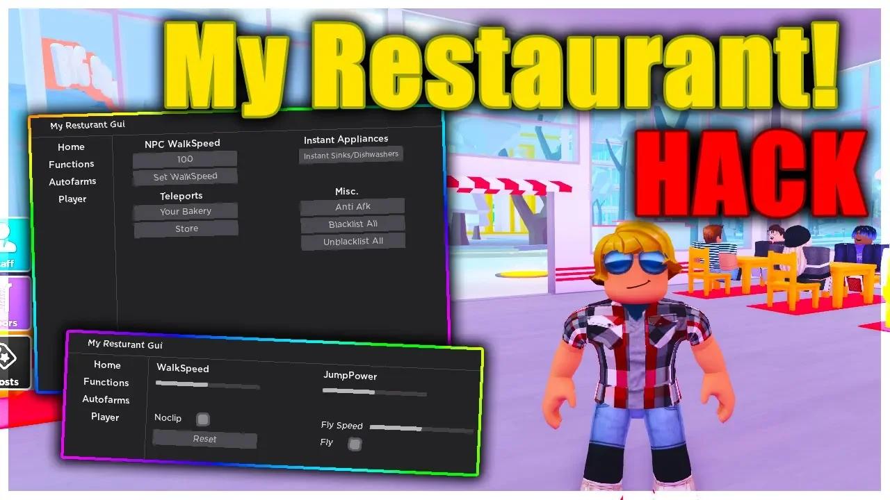 ROBLOX My Restaurant HACK GUI / SCRIPT | *OP* | WORKING