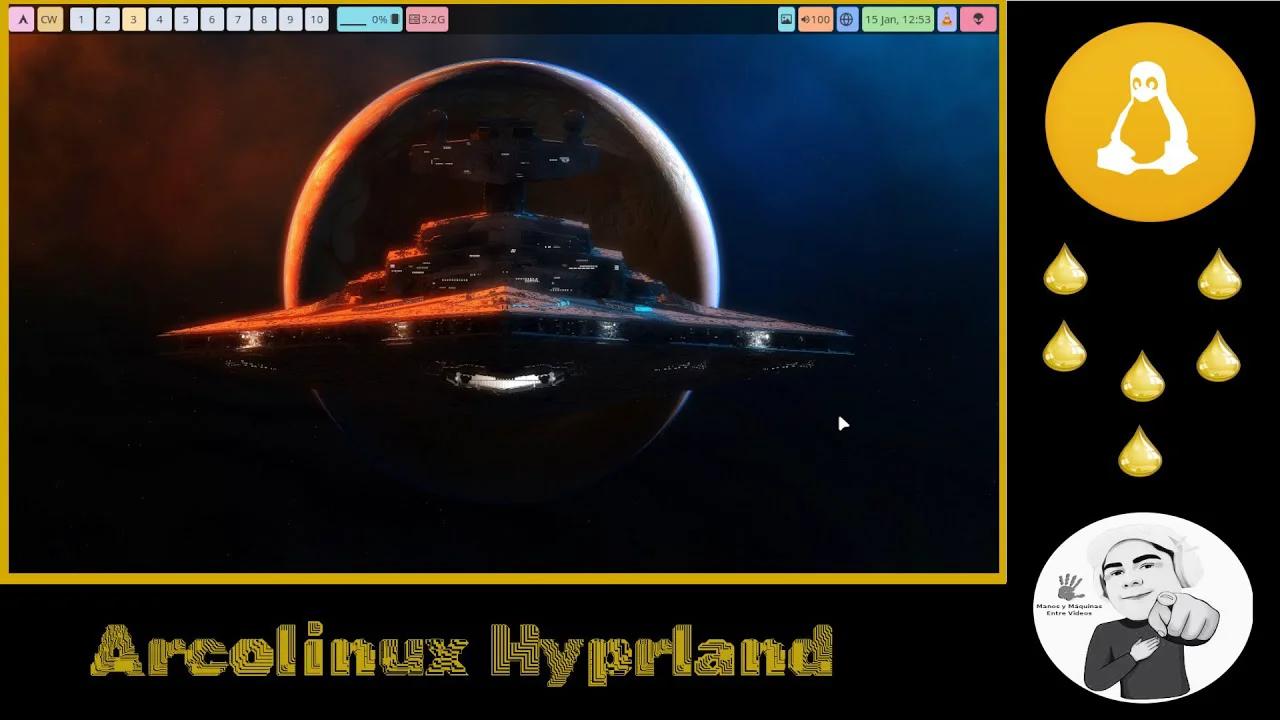 Review ArcoLinuxB probando hyprland en una base bien pensada y cuidada
