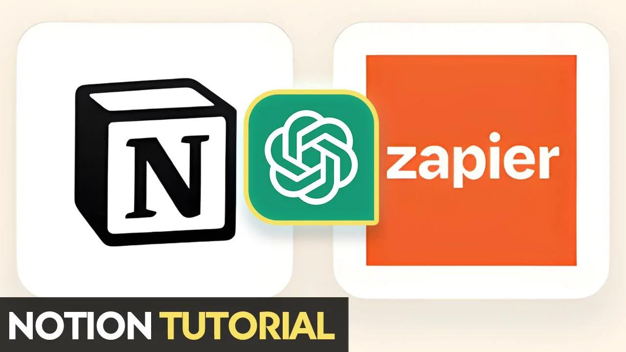 Zapier And Chatgpt For Notion Openai For Creating Task Or Notes Tutorial 0291