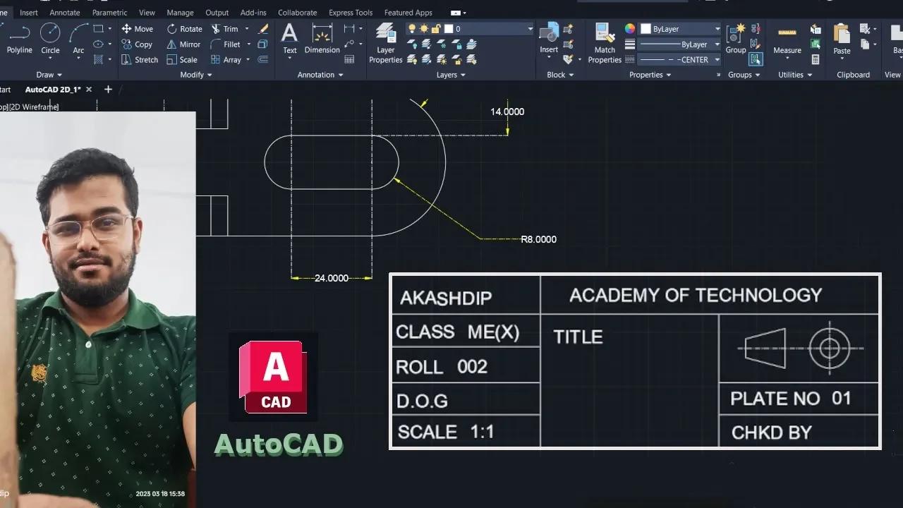 How to create AutoCAD Tital block & Print out