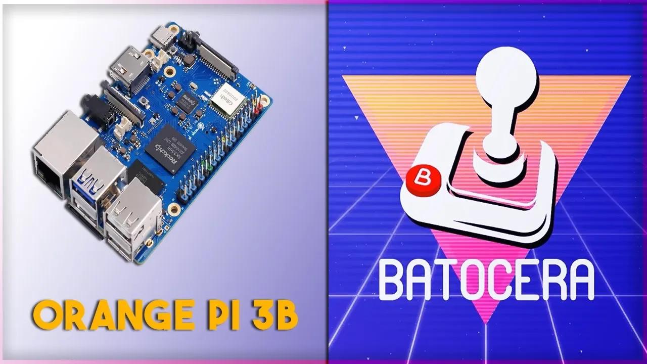 Orange pi 3B on Batocera (mainline linux)