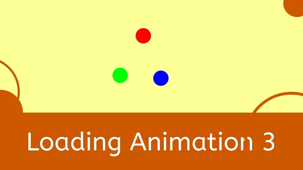 CSS Loading Animation 3