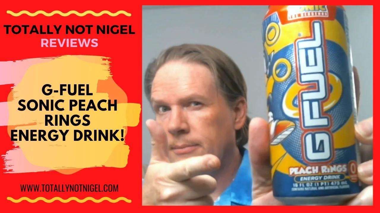 DRINK REVIEW: G Fuel Sonic Peach Rings Energy Drink! TNN Food Reviews ...