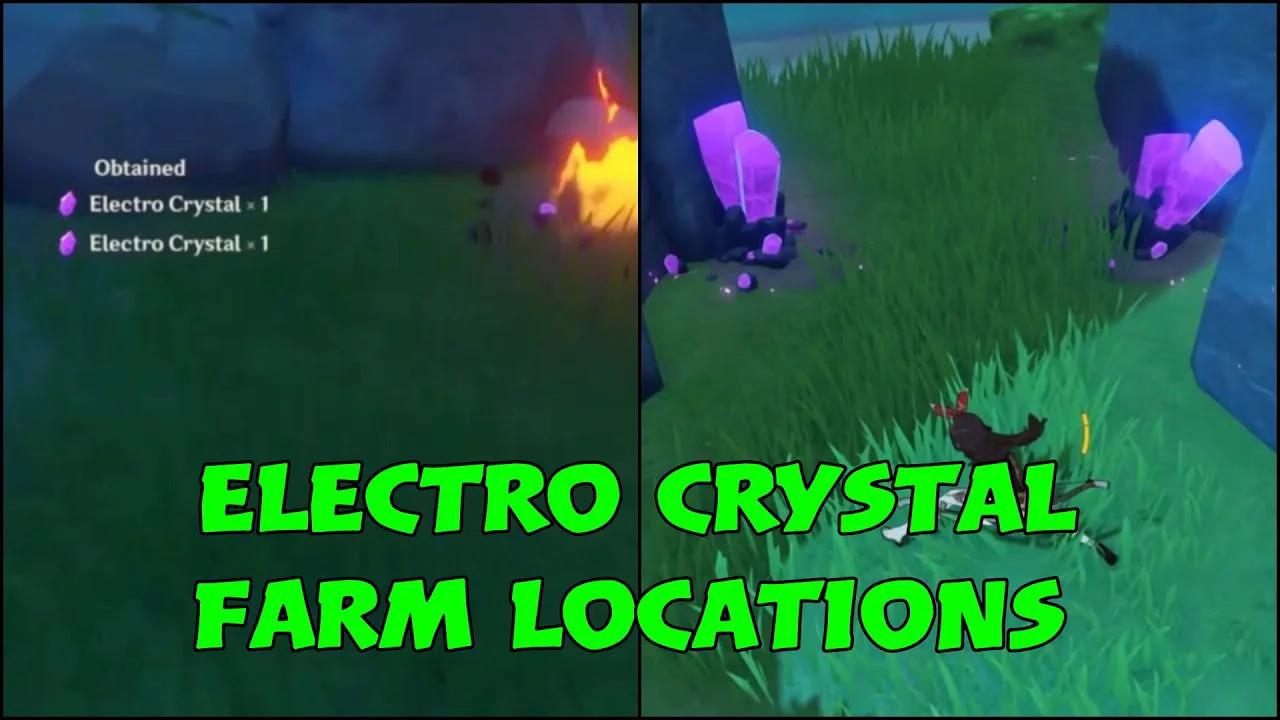 Electro Crystal Genshin impact locations /How To Get it/ Farming Guide