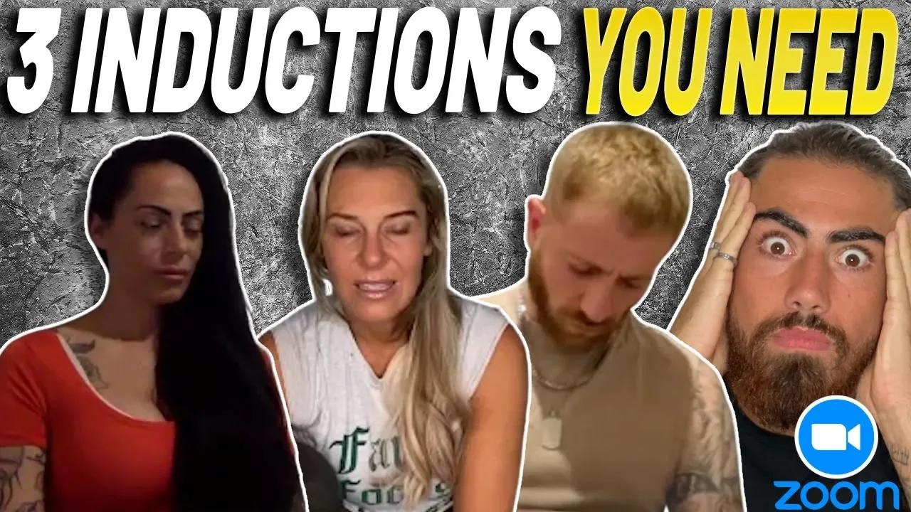 3 CRAZY Hypnosis Inductions - Zoom Hypnosis