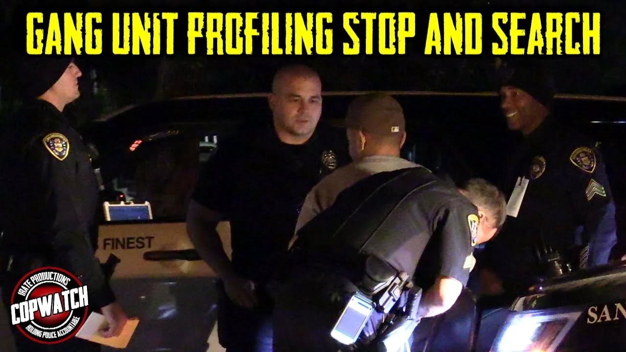 Copwatch | Gang Unit Profiling Vehicle Stop & Search in Driveway