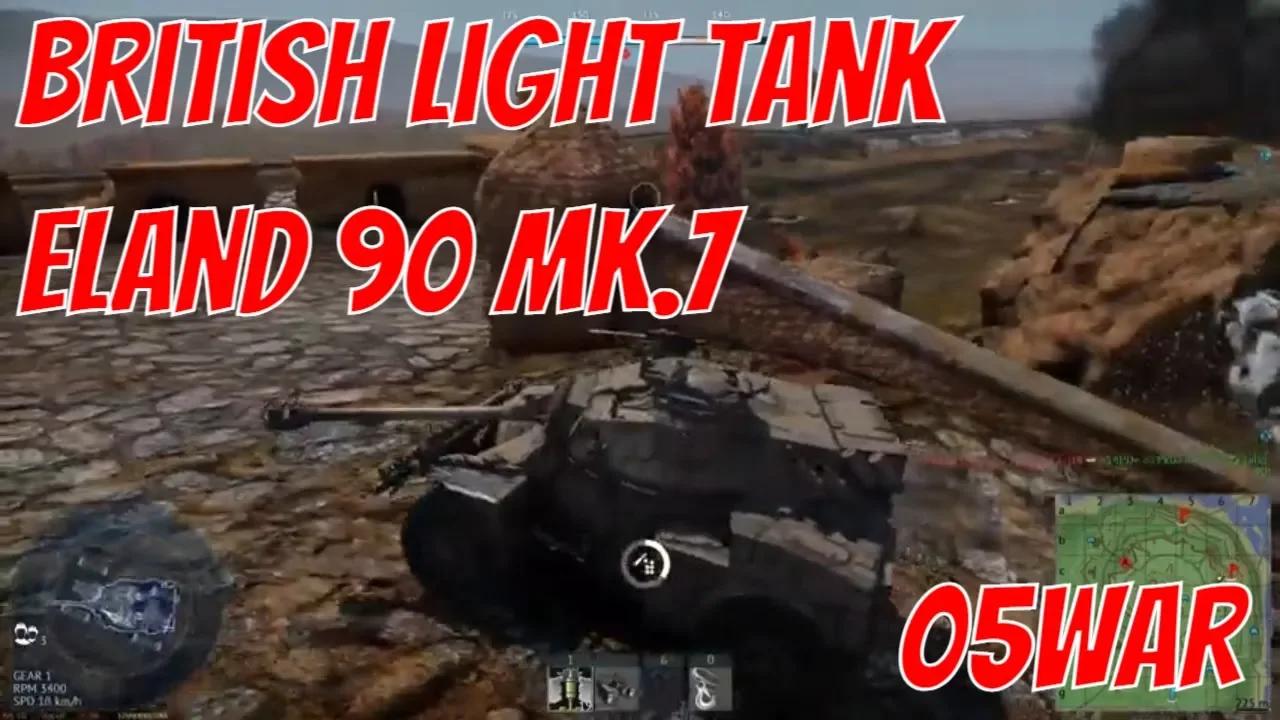 War Thunder Eland 90 Mk 7 British light tank