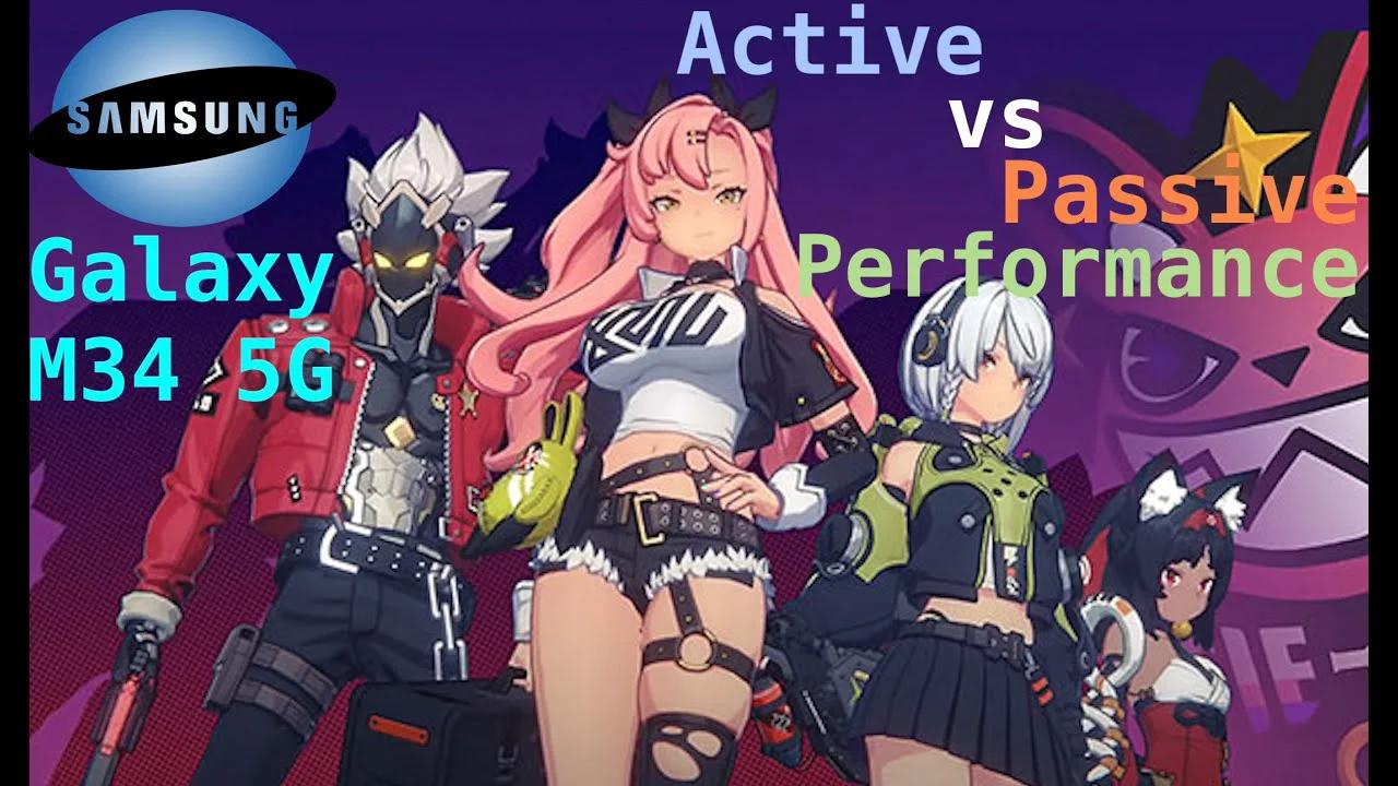 Galaxy M34 5G: Zenless Zone Zero - Active vs Passive Cooling