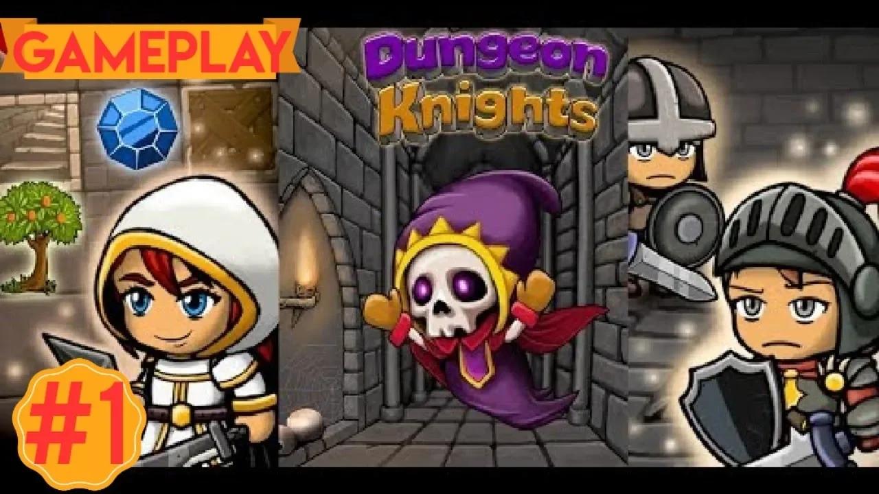 Dungeon Knights gameplay walkthrough the first minutes of the game