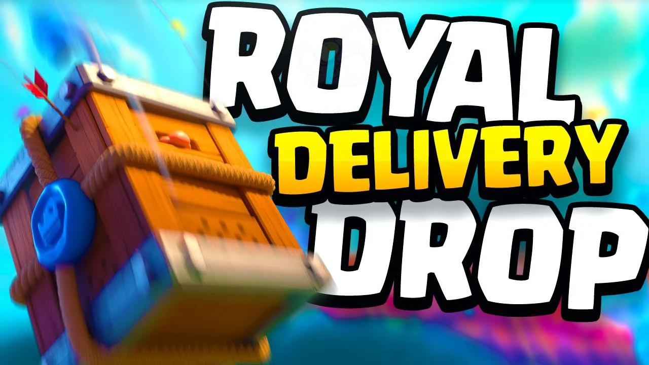 CLASH ROYALE BEST DECK!! ROYAL DELIVERY DROP CHALLENGE!