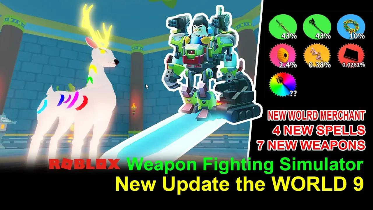 Roblox Weapon Fighting Simulator - NEW WORLD 9