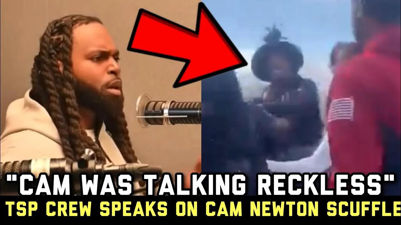 TSP Crew EXPOSES Truth Behind JUMPING Cam Newton At Flag Football ...