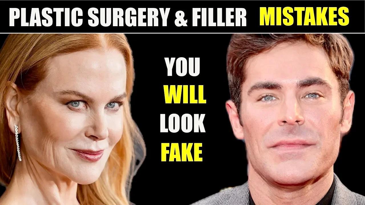 TOP 5 Filler & Plastic Surgery Mistakes that will Make You Look FAKE ...