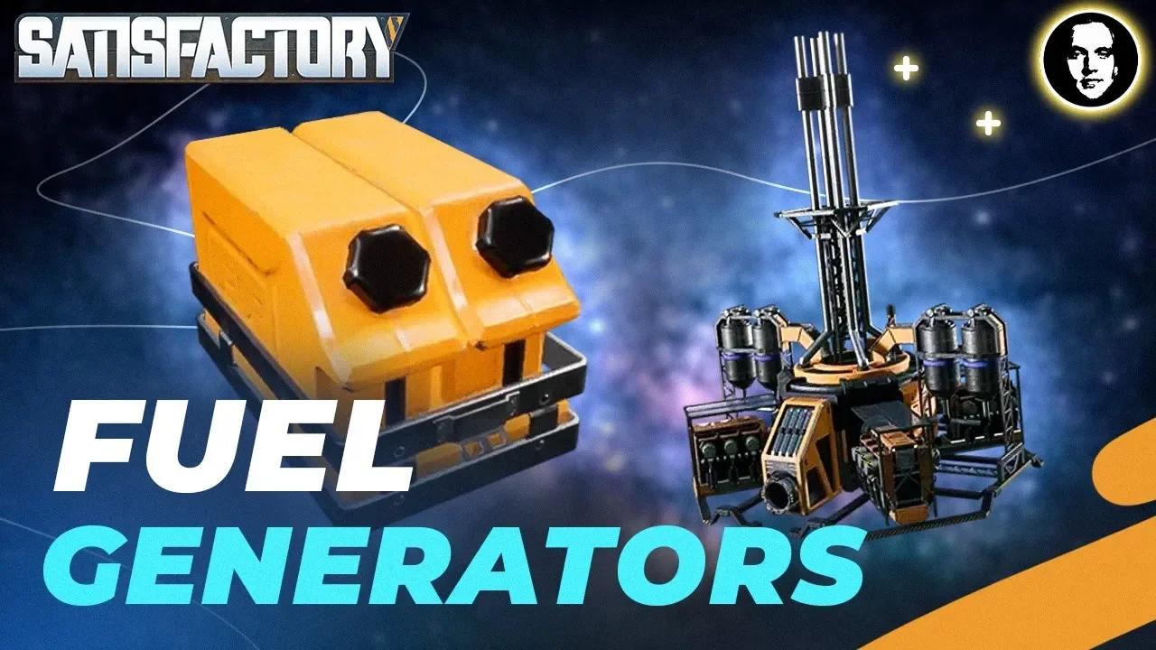 Efficient Fuel Generator Setup - Satisfactory New Player Guide EP28