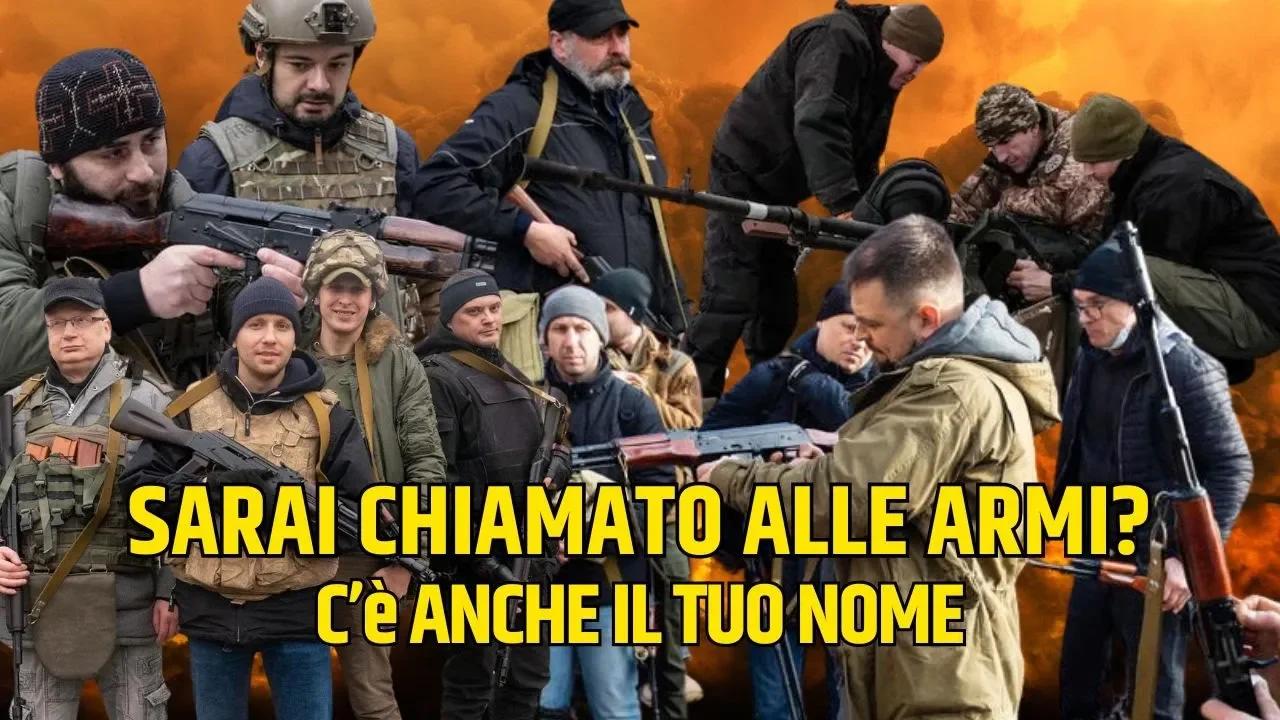 Ecco chi sono gli italiani che saranno chiamati alle armi e come evitarlo