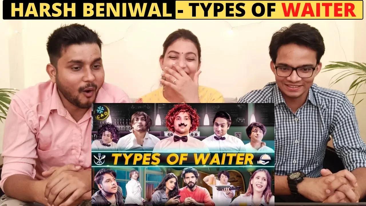Types Of Waiter - INDIAN REACTION VIDEO | Harsh Beniwal | Trendminati ...