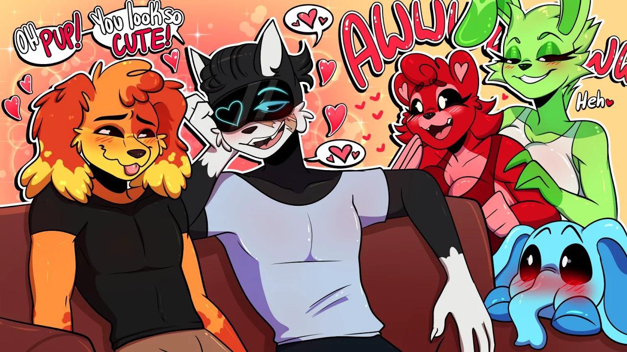 Poppy's Angel X DogDay & Bobby BearHug's Secret Space Crush | Poppy Playtime Chapter 3┃Comic Dub