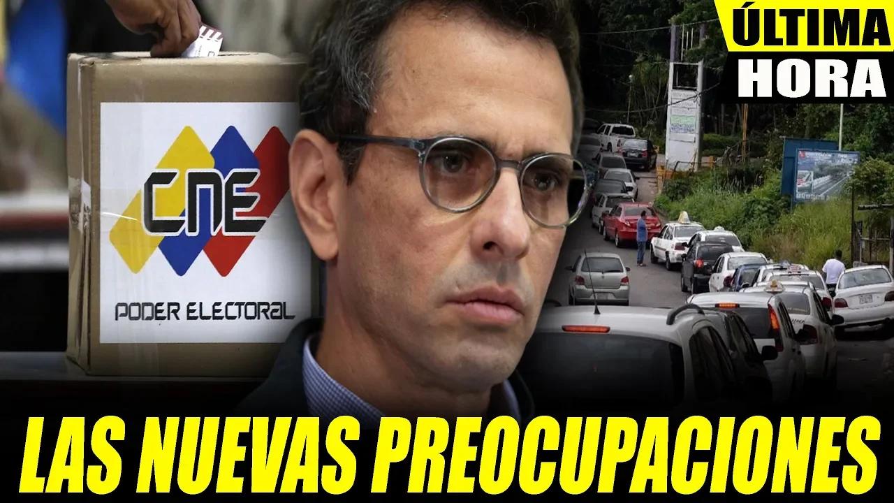 🔴 👉 👉 ESTAS SON Las Nuevas PREOCUPACIONES De Capriles ENTÉRATE 😵‍💫