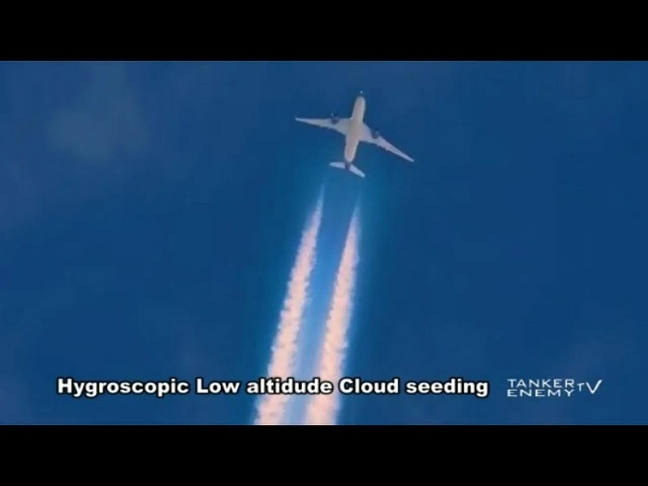 Hygroscopic Cloud Seeding and iridescence by aluminum