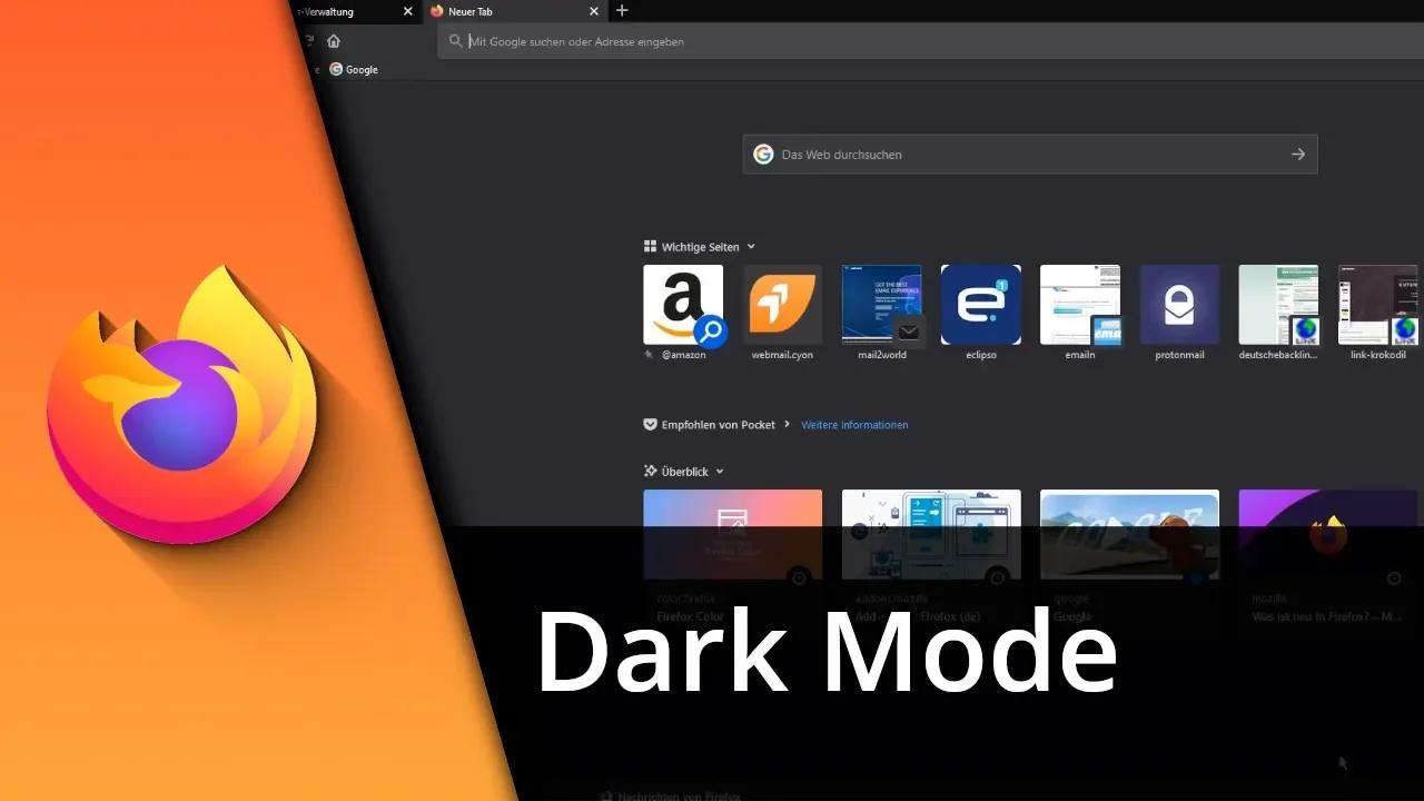 Firefox Dark Mode aktivieren | Dark Mode deaktivieren Tutorial