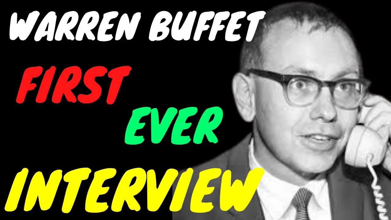 Warren Buffett: First EVER interview | A YOUNG WARREN BUFFET SPEAKING