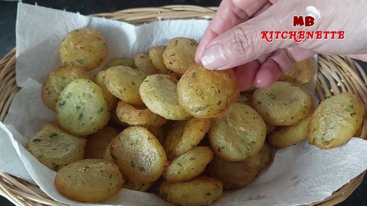 Only 3 Ingredients! Don't Fry Potatoes! Crispy Bubble Potato Chips ...