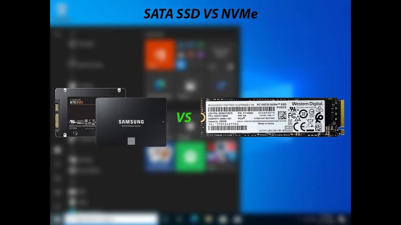 SATA SSD vs NVMe Windows 10 install speed test