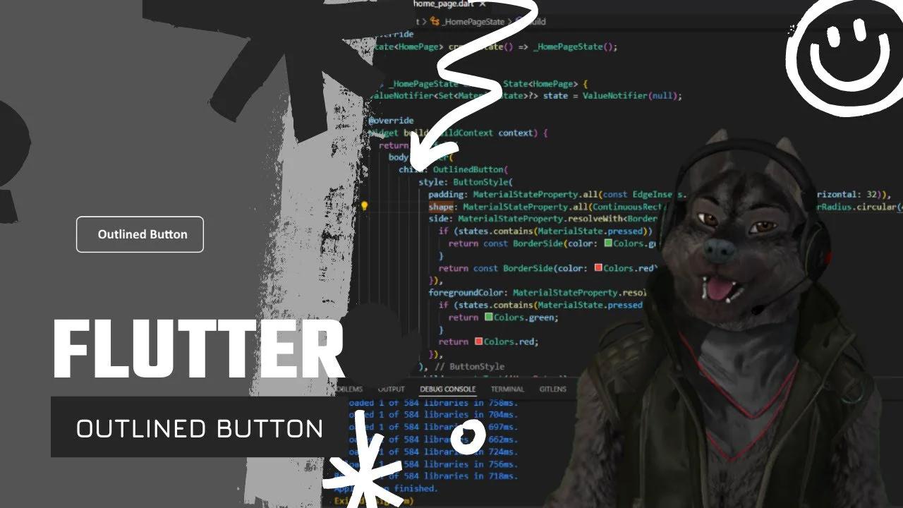 Como Criar Outlined Button Como Outlinedbutton Funcionam Flutter Button