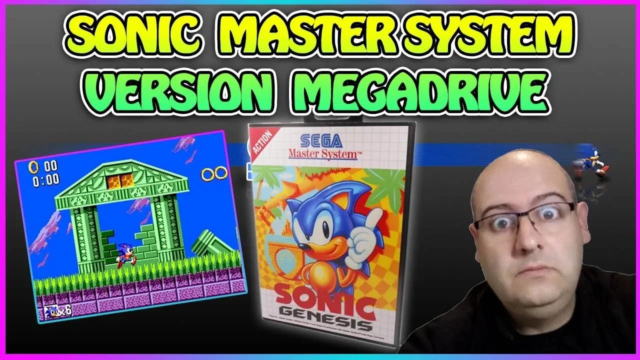 Un sonic 1 master system version " Megadrive / genesis