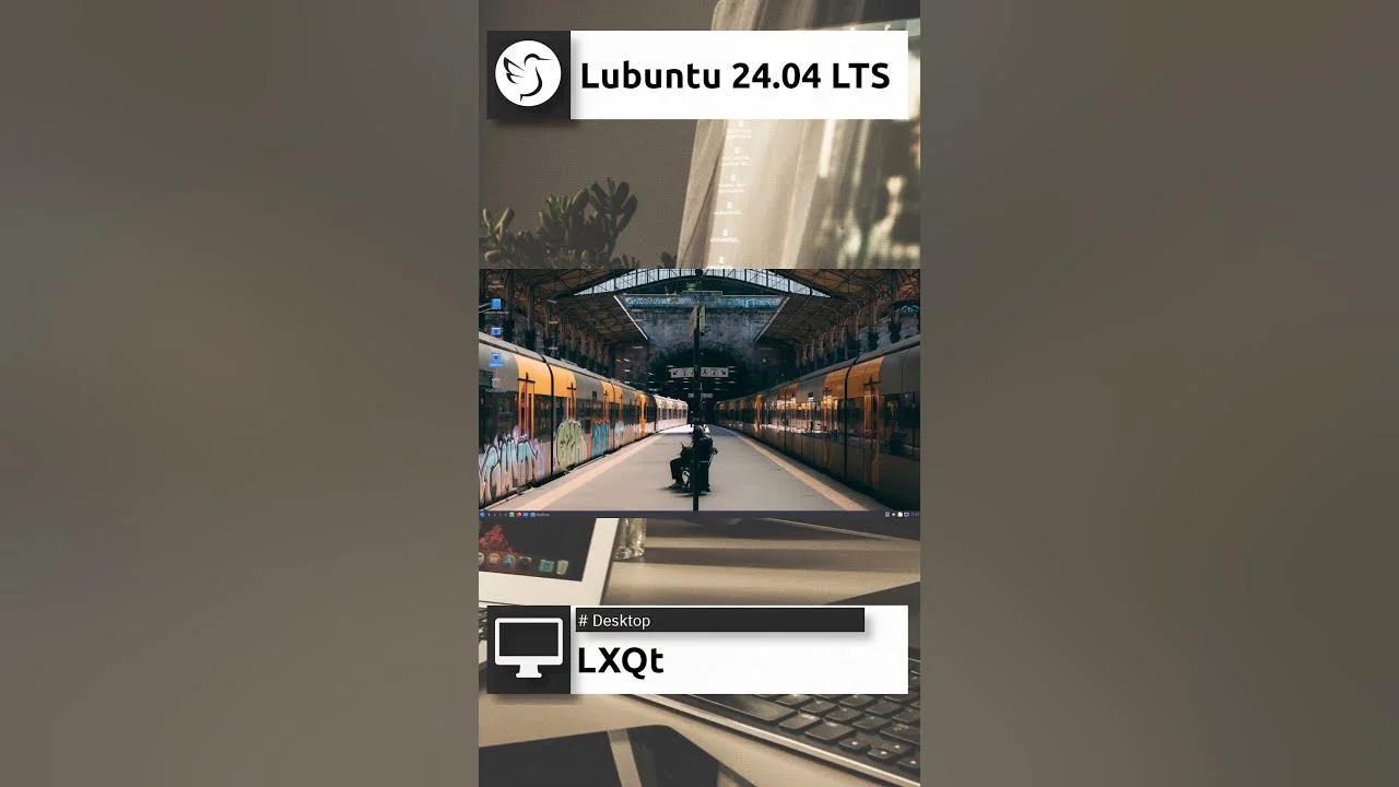 Lubuntu 24.04 LTS Quick Overview #shorts