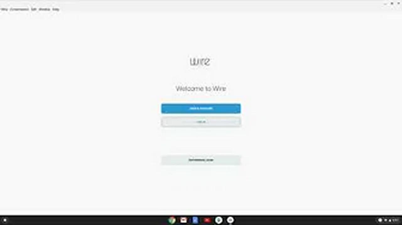How to install Wire Desktop on a Chromebook