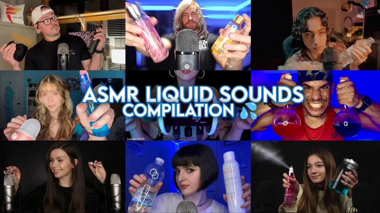ASMR Best Liquid Sounds Compilation 💦(100% Tingles)