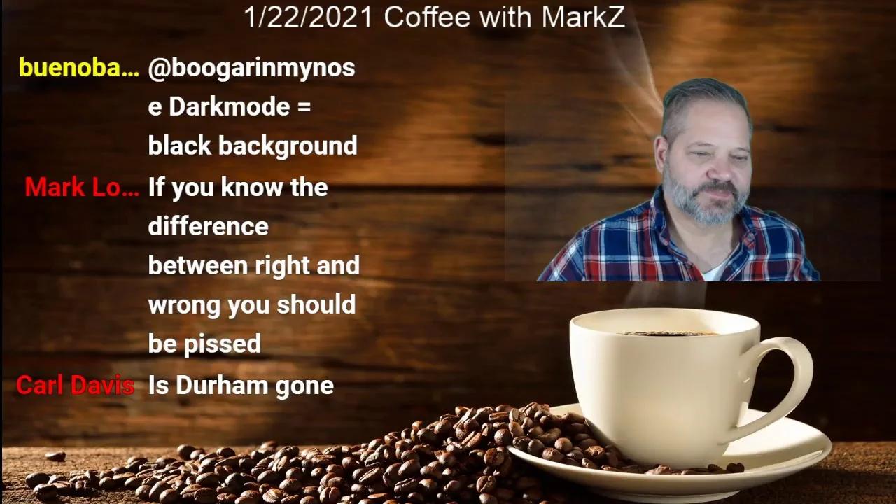 Coffee with MarkZ and Mr Cottrell