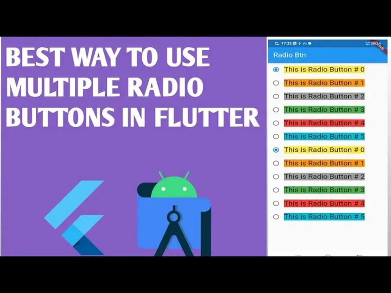 Flutter Radio Button Radio Button In Flutter Custom Radio Buttons Flutter 8