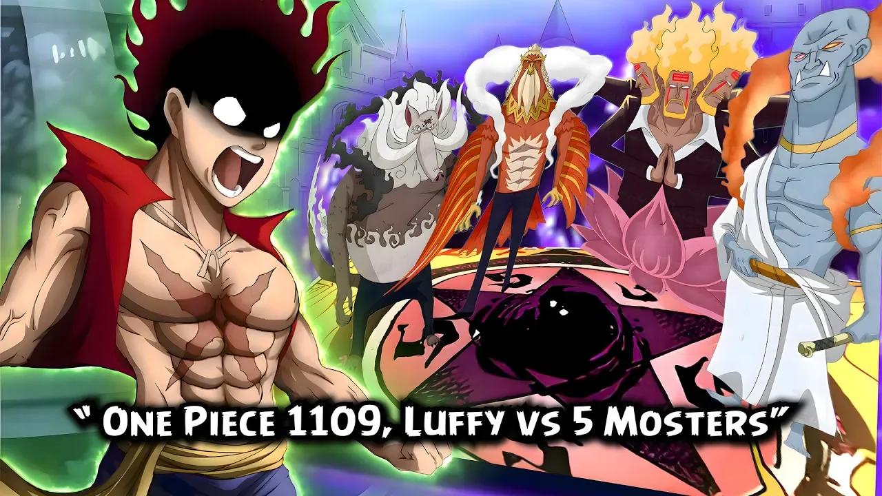 Luffy vs All 5 Gorosei | One Piece Chapter 1109 Saturn Summon Gorosei