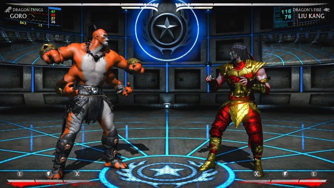 Mortal Kombat XL - Tiger Goro Vs Gold Liu Kang