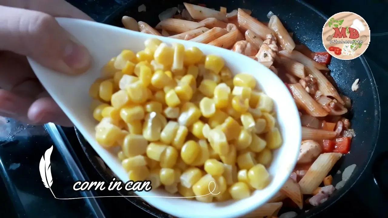 Cheesy Pasta with chicken and Vegetables | Quick and Easy Budget ...