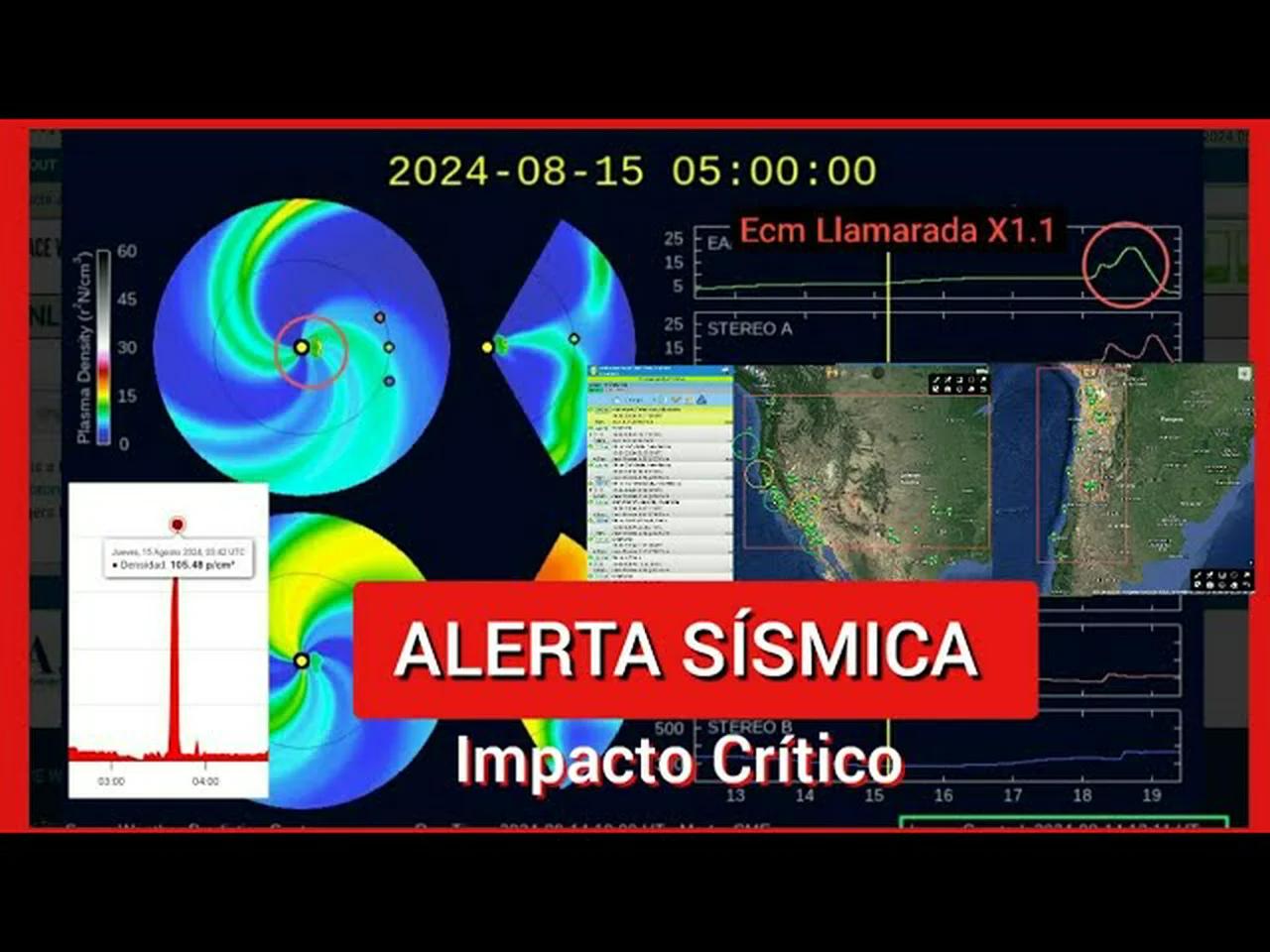 ALERTA SÍSMICA. IMPACTO CRÍTICO. SE ACTIVA OREGÓN Y ARGENTINA