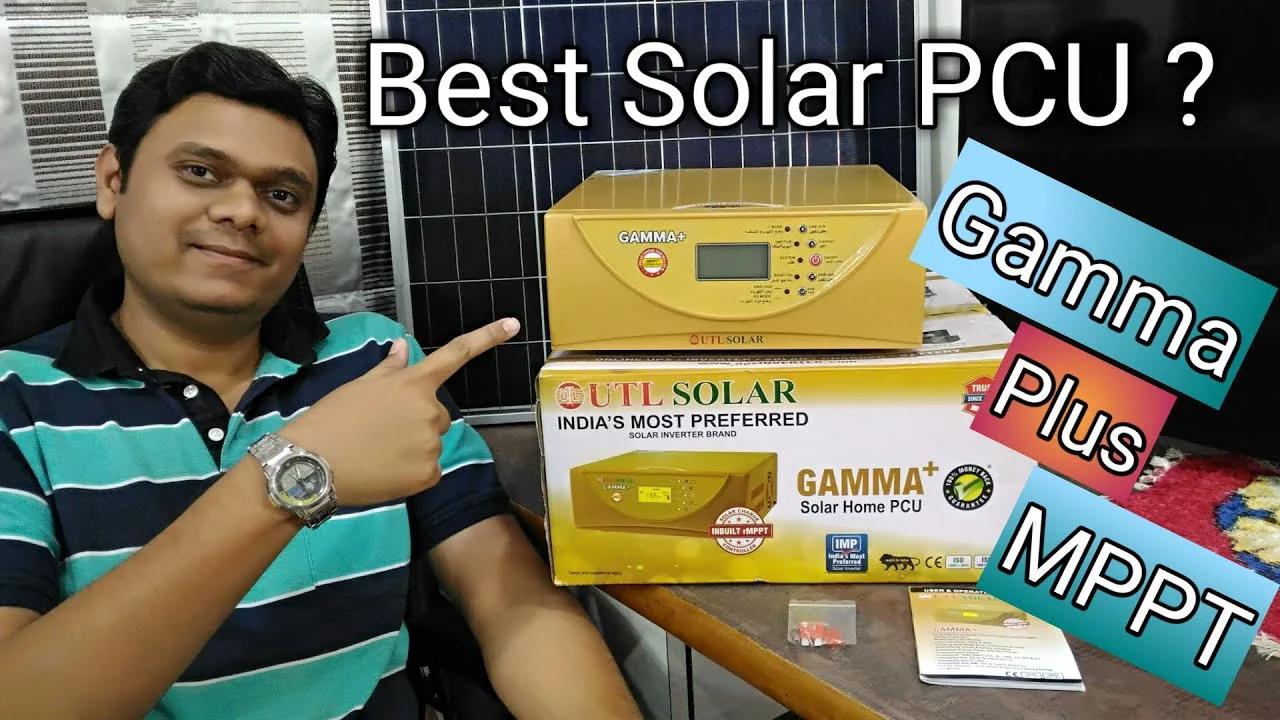 [ENG] UTL Gamma Plus 1kva Solar Inverter | Best MPPT PCU for India ...
